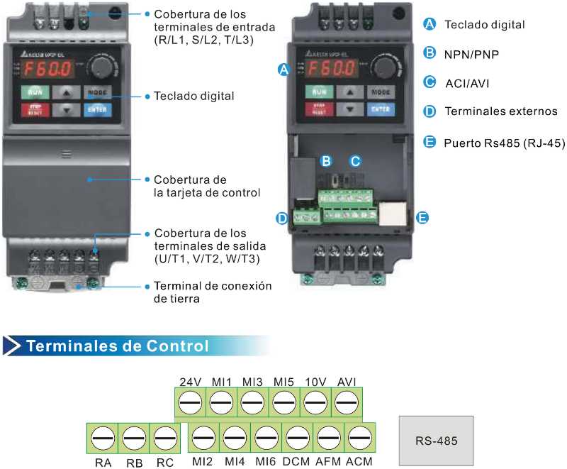 Variador de frecuencia 2,2 KW trifásico 380 V Delta VFD-EL - Zuendo